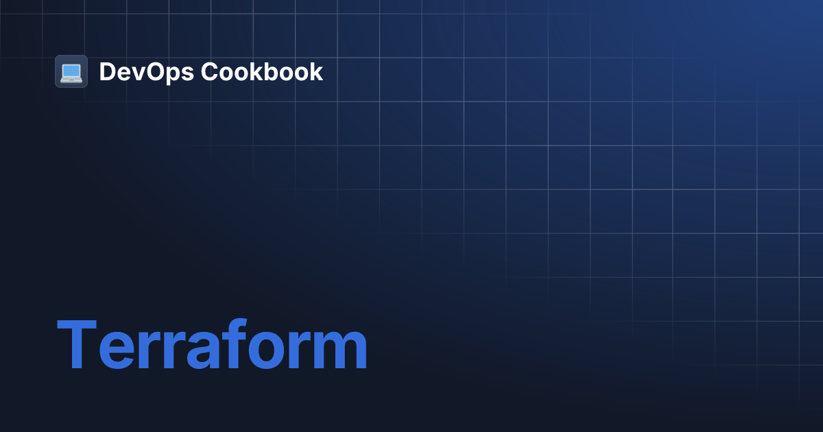 Terraform | DevOps Cookbook